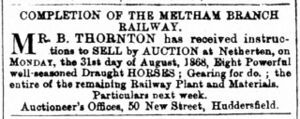 Meltham Branch Line - Huddersfield Exposed: Exploring the History of ...